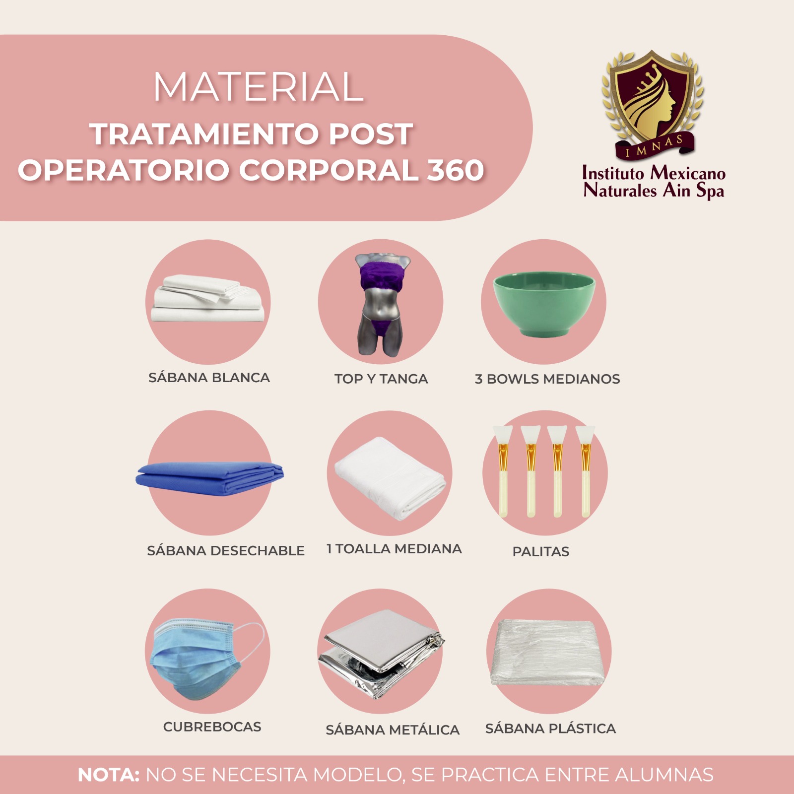 Tratamiento Post-Operatorio Corporal 360 - Imnas Mexico