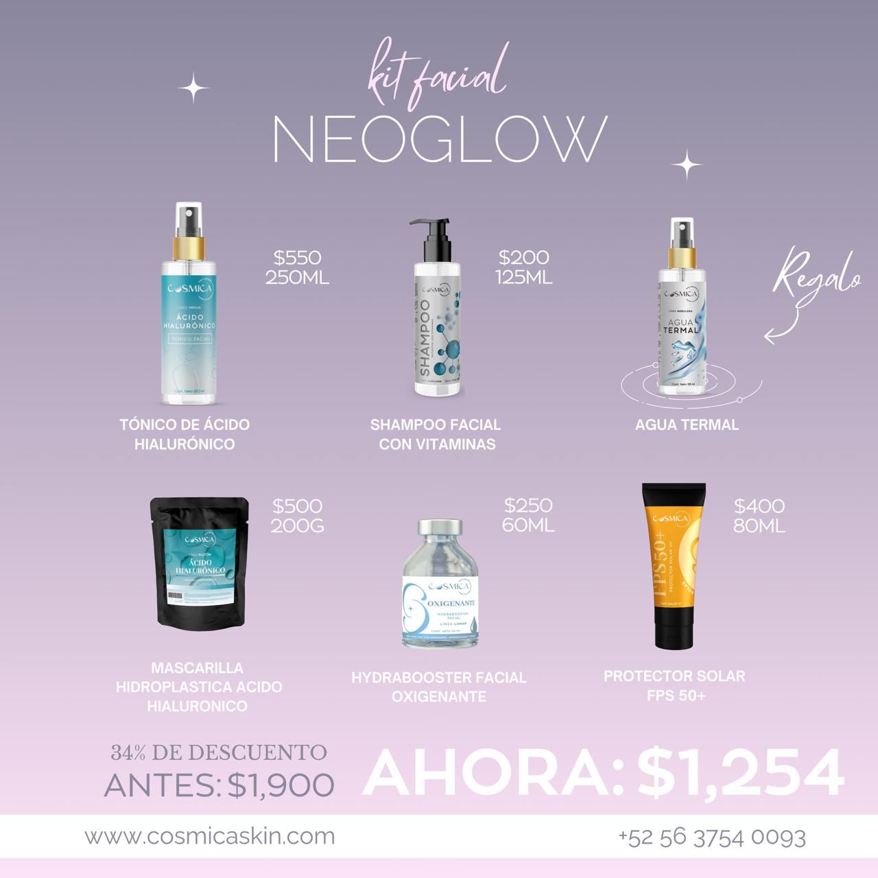 Kit facial "Neoglow" - Imnas Mexico